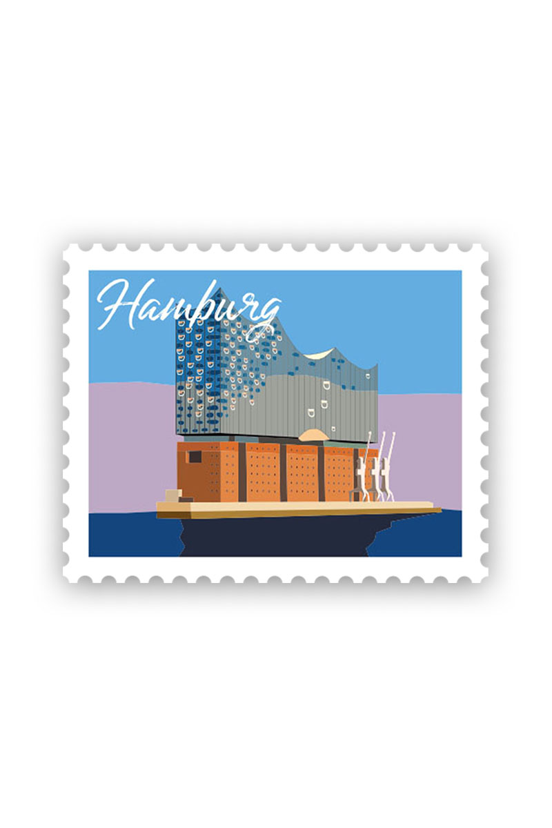 Elbphilharmonie Hamburg Sticker - BERGHAMMER