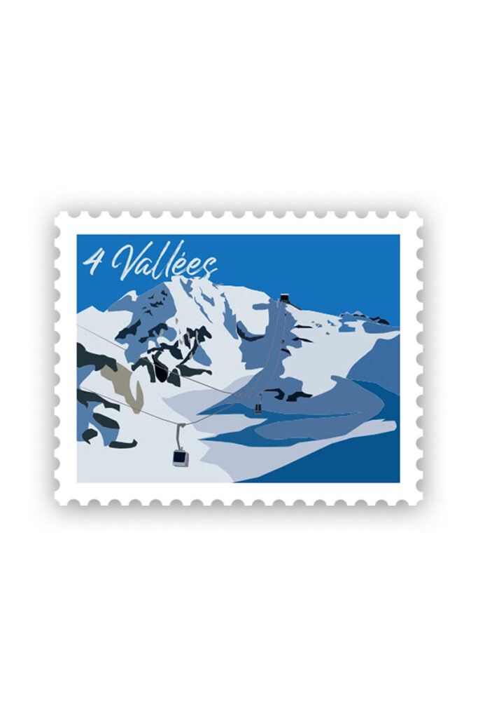 4 Vallees Mont Fort Sticker - BERGHAMMER